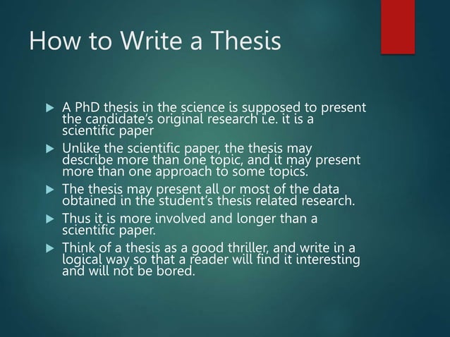 How To Write A Scientific research Paper.ppt