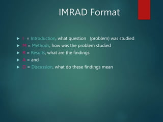 How To Write A Scientific research Paper.ppt