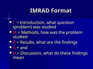 how to write a scientific paper and accepted by the journal | PPT