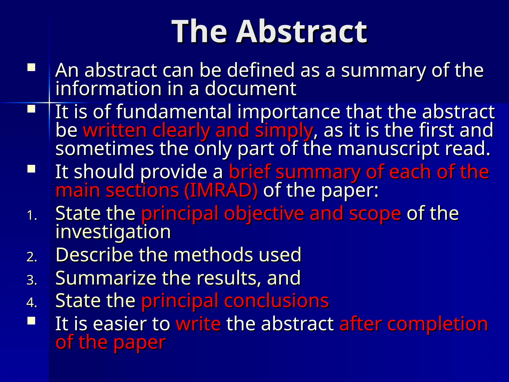 How To Write A Scientific Paper- IMRAD pattern | PPT