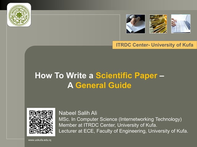 How to Write Scientific Research Article? A General Guide | PPT