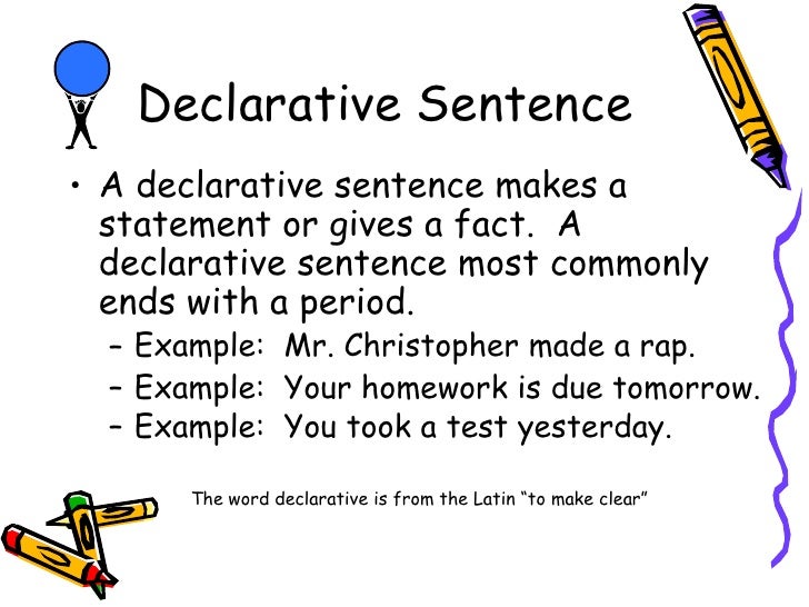 How to write a sentence