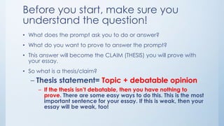 How to write a short response paragraph mine | PPT