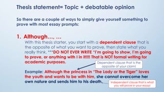How to write a short response paragraph mine | PPT