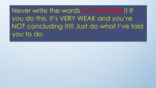 How to write a short response paragraph mine | PPT