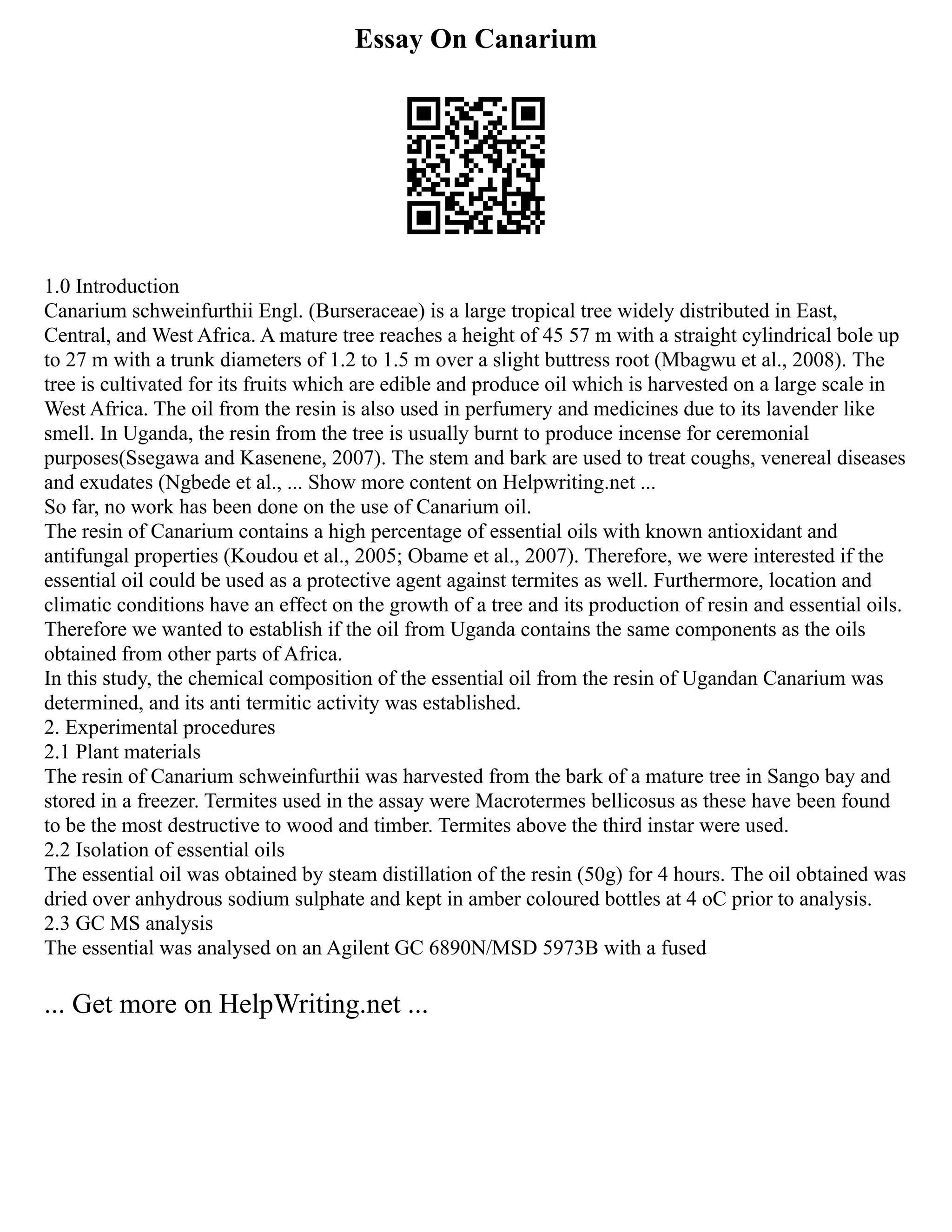 How To Write A Simple Essay | PDF