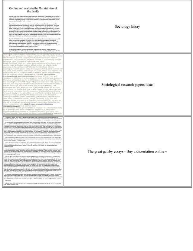 How To Write A Sociology Research Paper | PDF | Education