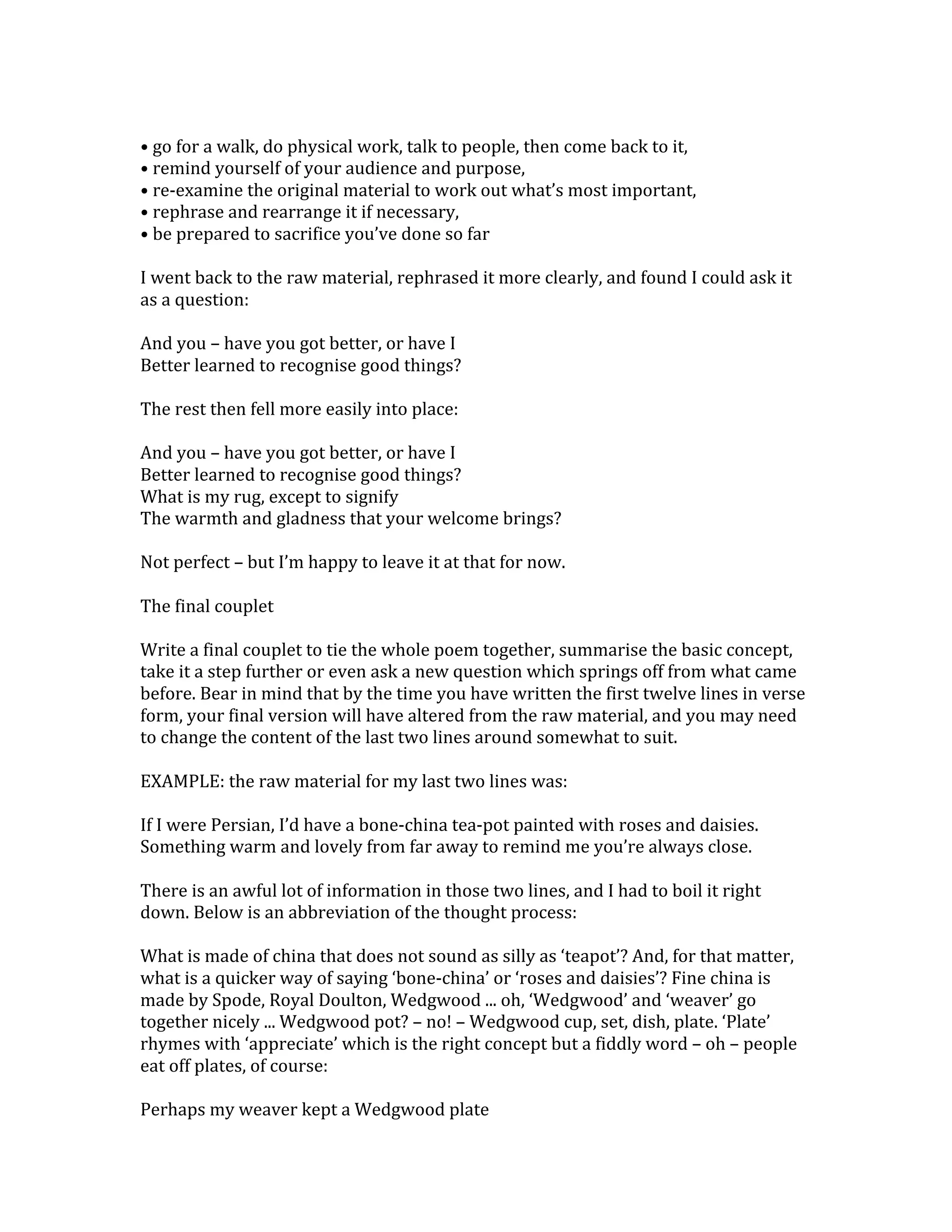 How to write a sonnet | PDF