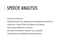 How to write a speech | PPT