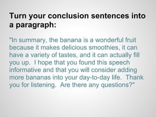 How to Write a Speech Outline | PDF