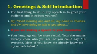 How to Write a Speech | PDF