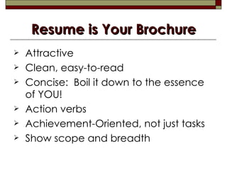 How to Write a Stand-Out Resume | PPT