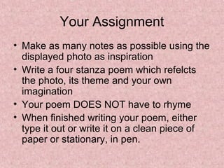 How to write a stanza poem | PPT | Poetry | Books and Literature