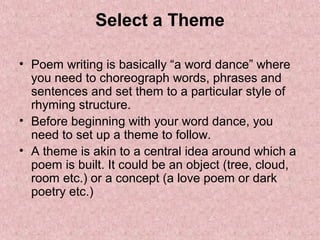 How to write a stanza poem | PPT | Poetry | Books and Literature