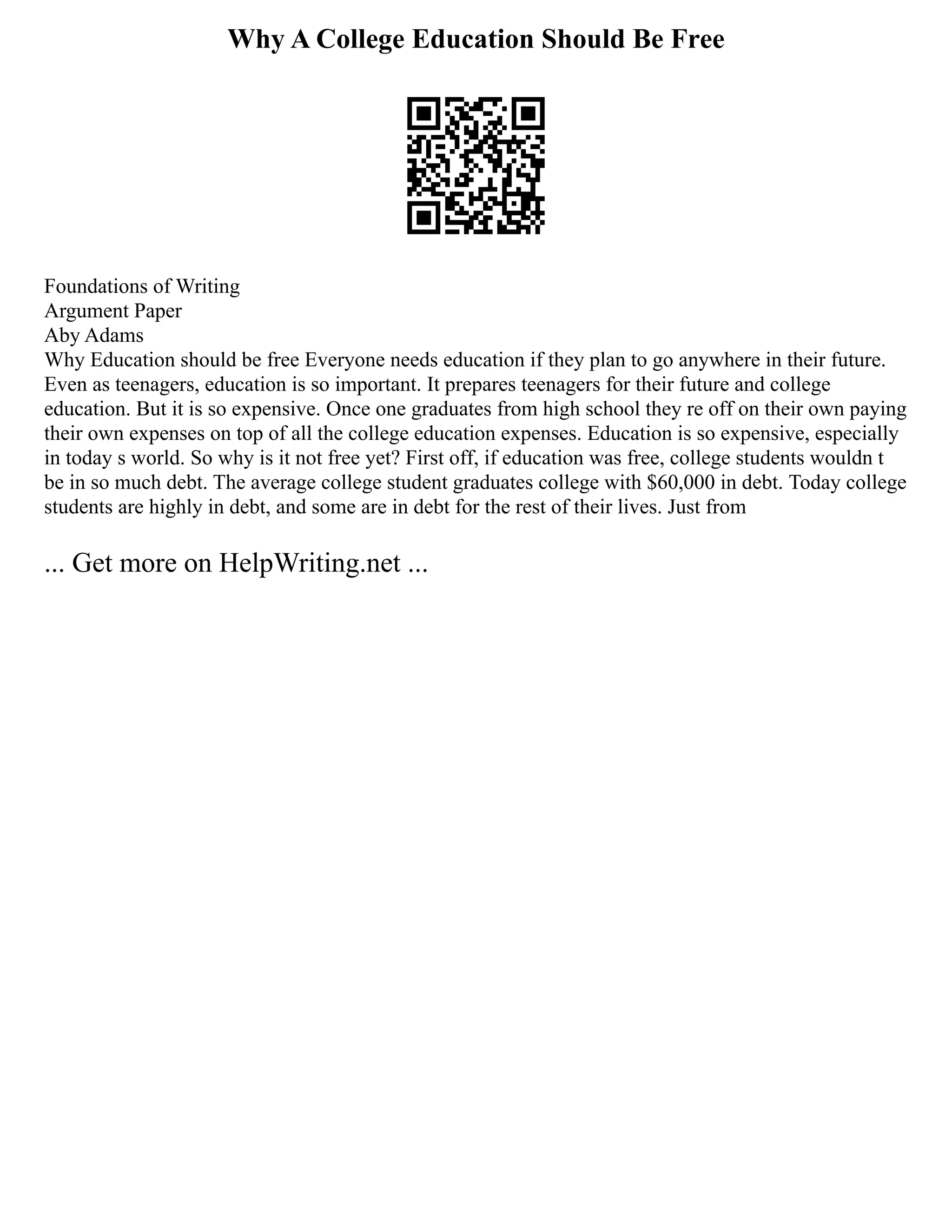 How To Write A Structured Controversy Paper Alice | PDF