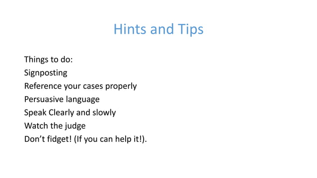 How to write a submission | PPTX | Law