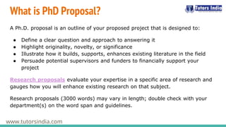 How To Write A Successful PhD Research Proposal | PPTX