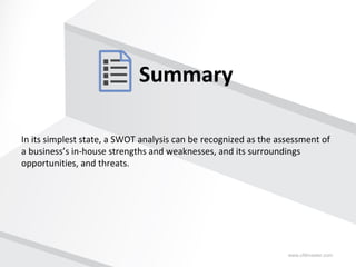 How to Write a SWOT Analysis Report | PPS