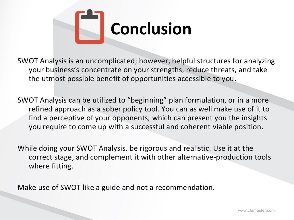 How To Write A SWOT Analysis Report