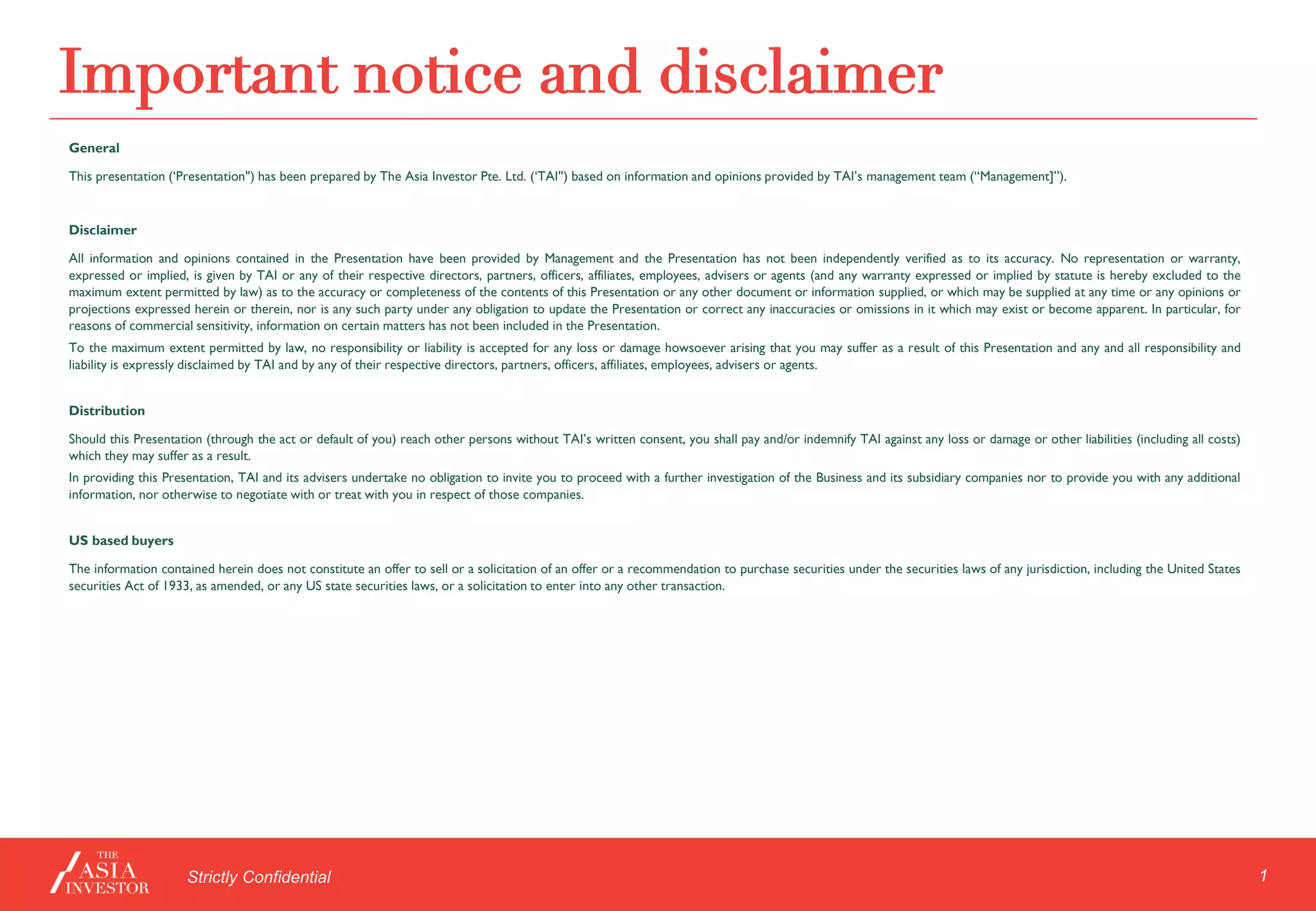 How to write a compelling teaser by The Asia Investor | PDF