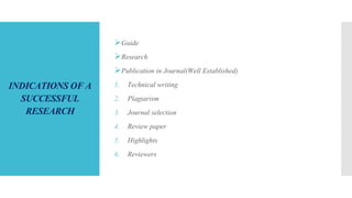 How to write a technical paper | PPT