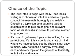 How to write a thesis - Guidelines to Thesis Writing | PPTX