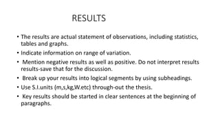 How to write a thesis | PPT