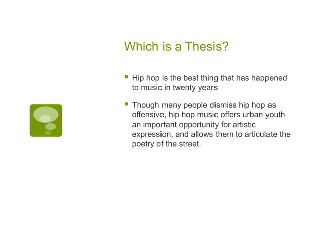 How to write a thesis statment | PPTX | Parenting Teens | Parenting