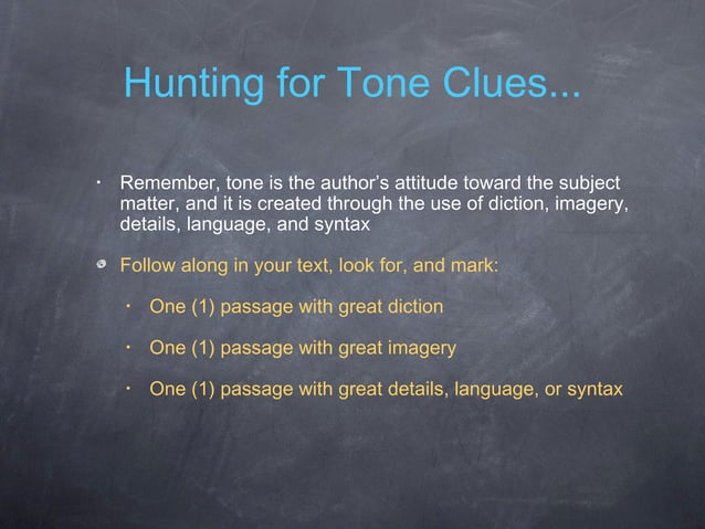 How to Write a Tone TIQA Paragraph | PPT