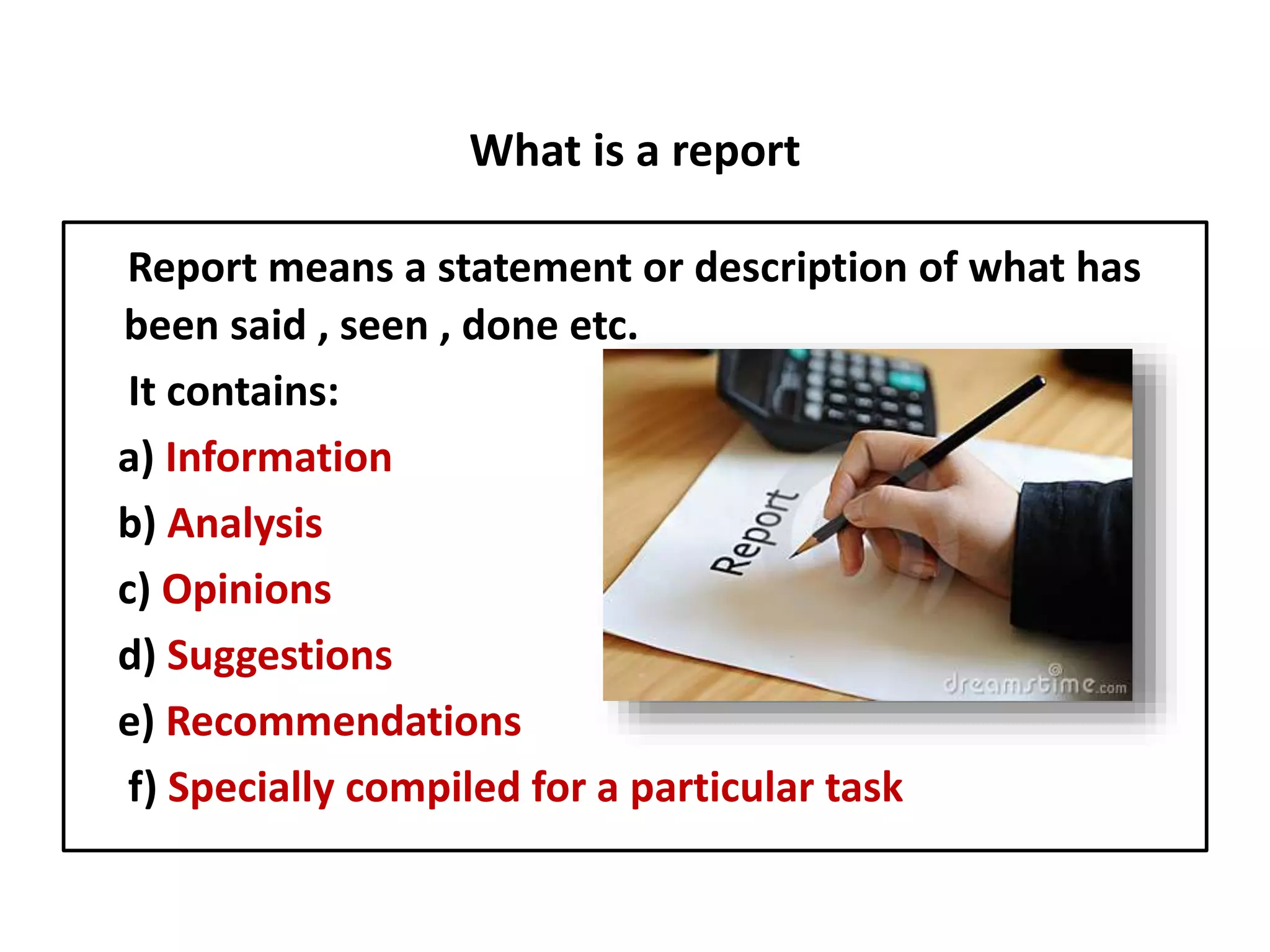 How to write a training report | PPTX