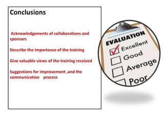 How to write a training report | PPTX