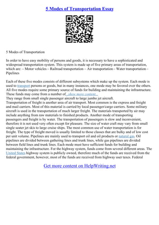 How To Write A Transfer Essay | PDF