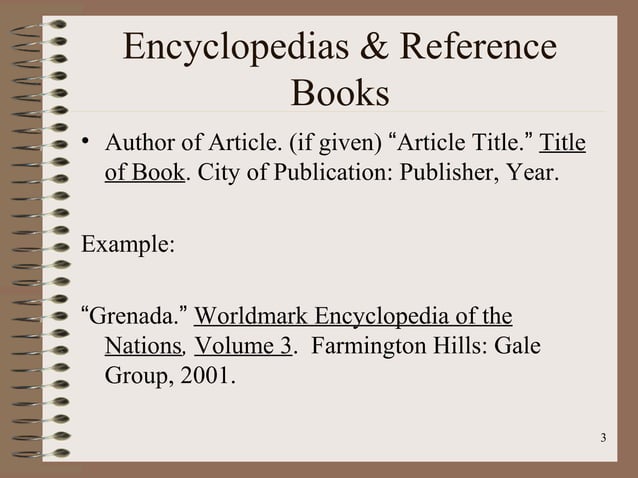 How to write a works cited | PPT