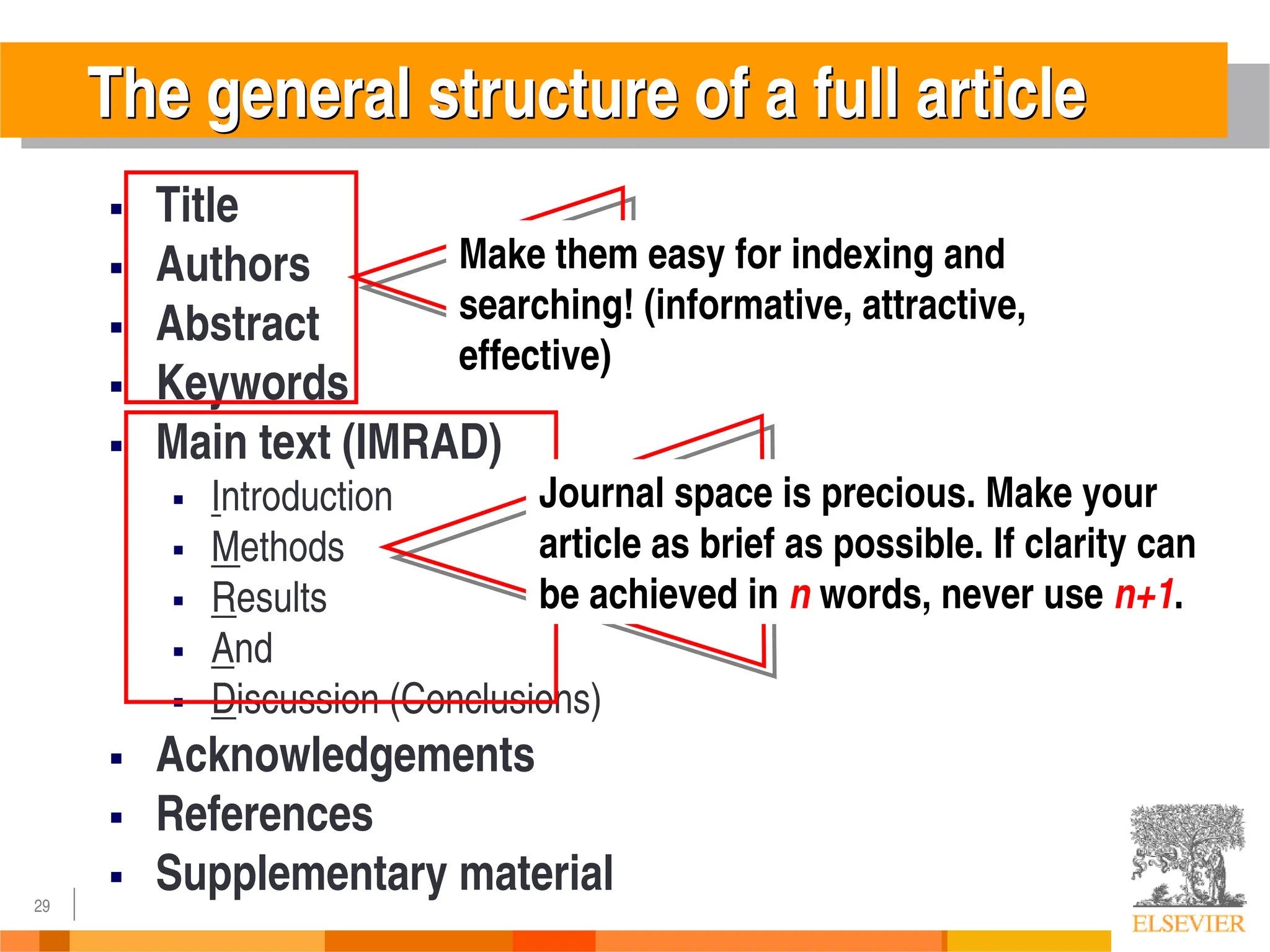 How To Write A World Class Paper (Elsevier) | PDF