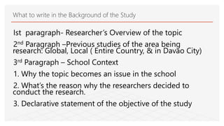 How to Write background of the study..pptx