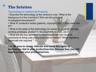 Simple Guidelines to Business Plan | PPT | Startups | Business