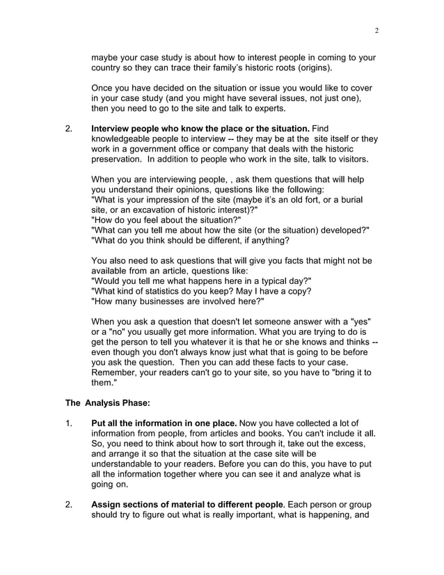 How to write case study | PDF