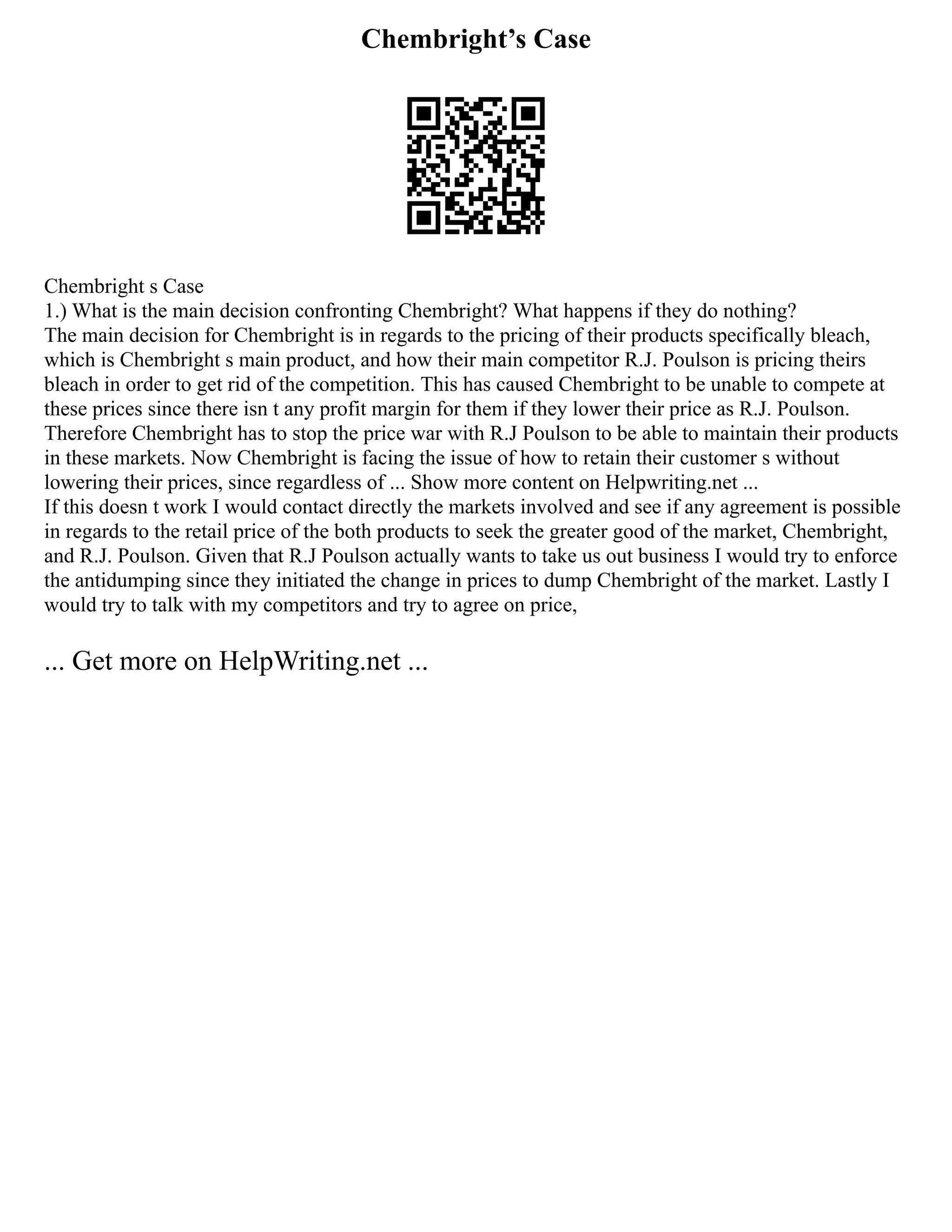 How To Write Case Study Paper | PDF