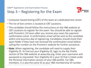 How to write cbap examinations | PDF