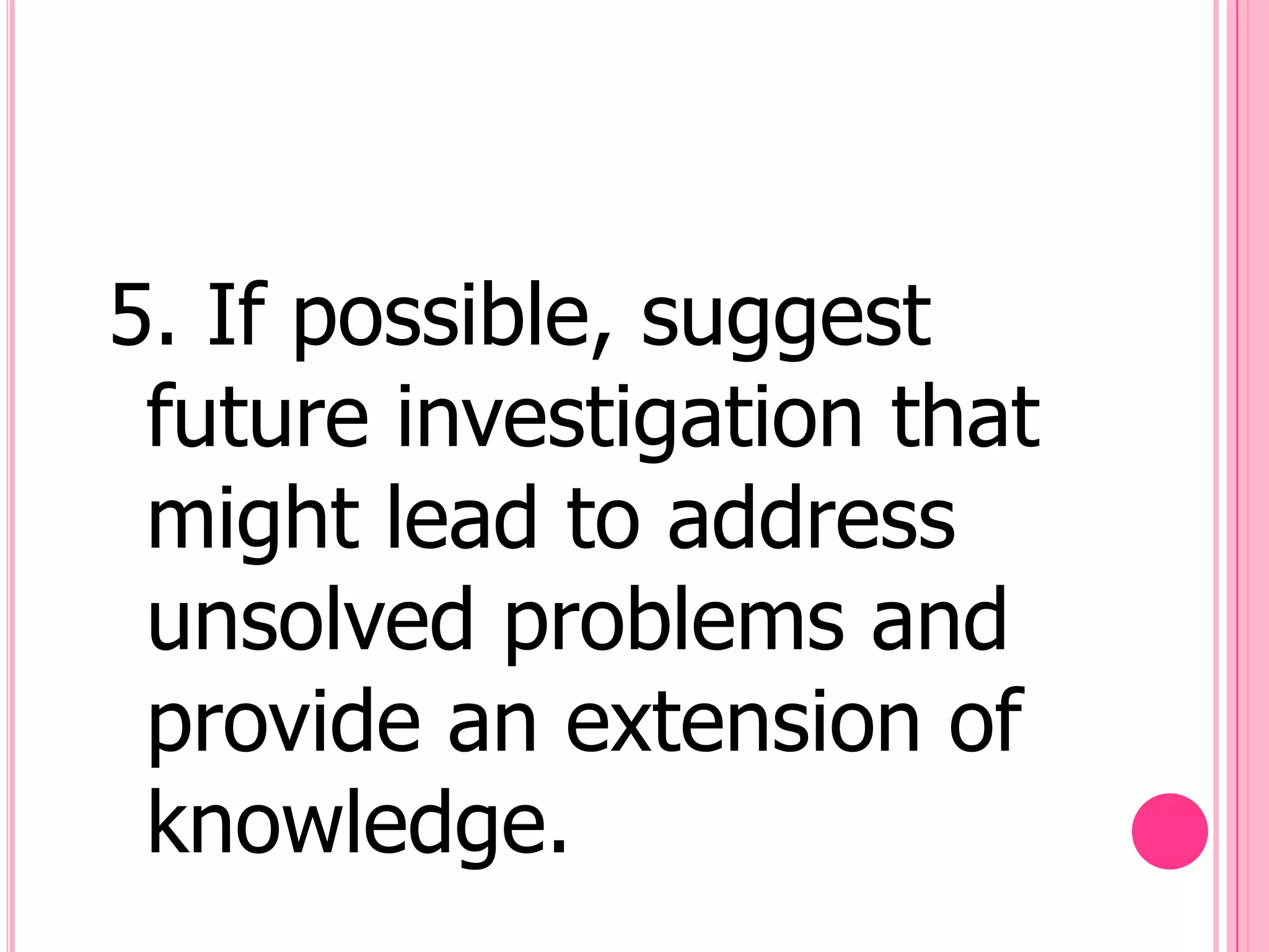 How to write chapter 5 | PPTX