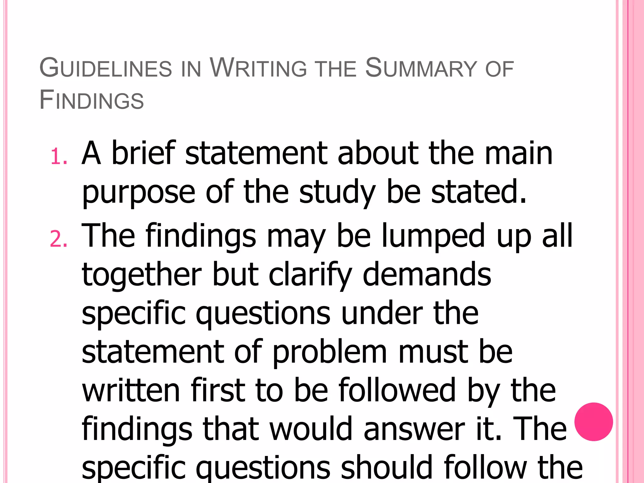 How to write chapter 5 | PPTX