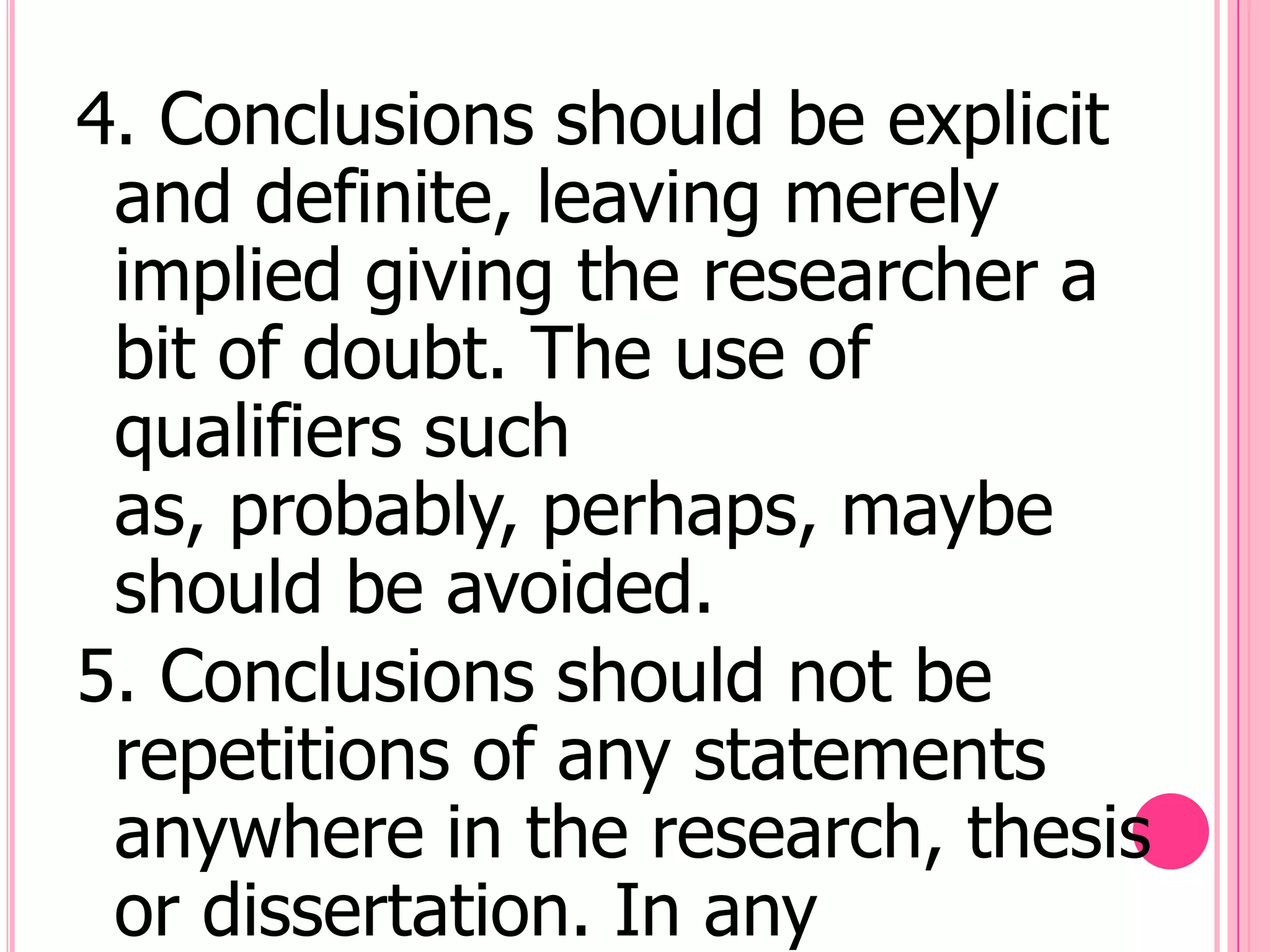 How to write chapter 5 | PPTX