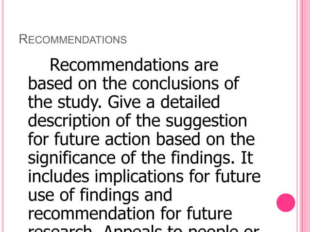 How to write chapter 5 | PPTX