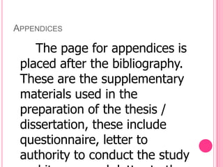 How to write chapter 5 | PPTX