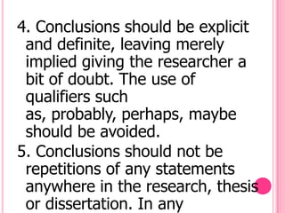 How to write chapter 5 | PPTX