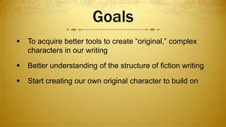 How to write characters presentation3 | PPTX