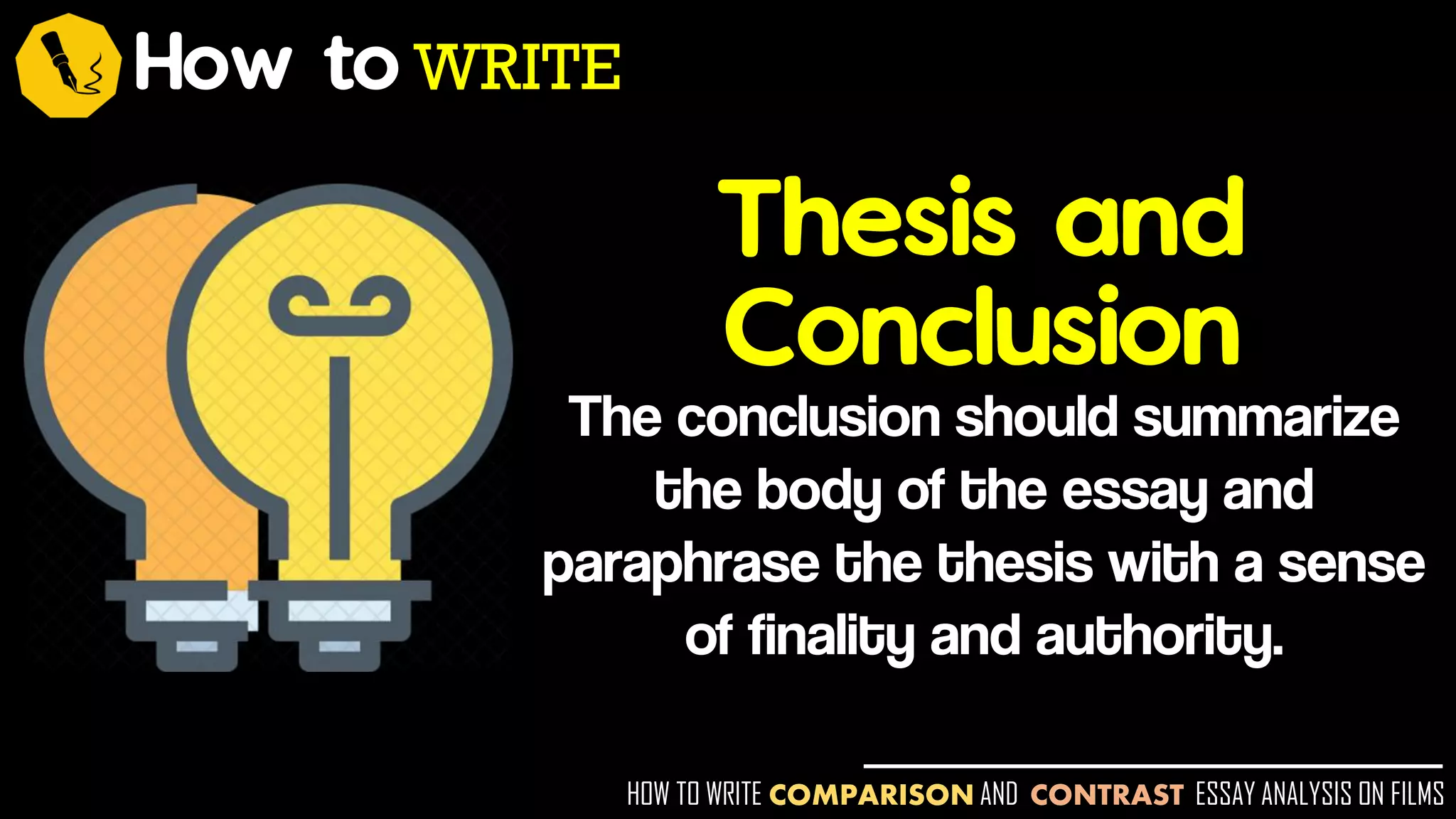 How To Write Comparison and Contrast Essay Analysis On Films | PDF