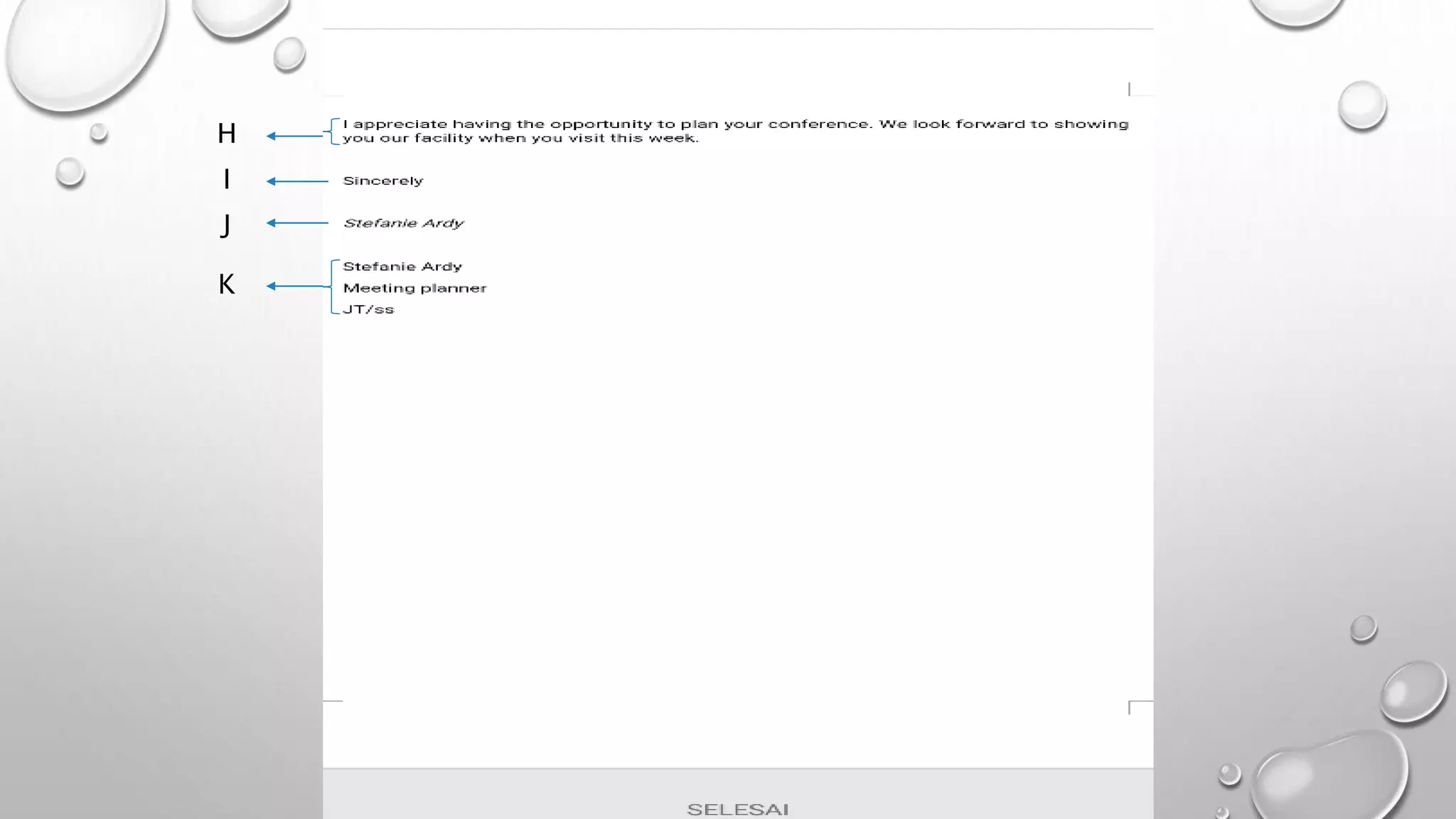 How to write confirming service letter | PPT
