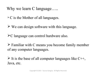 How to write c programme | PPT | Programming Languages | Computing
