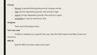 How to write defect | PPT